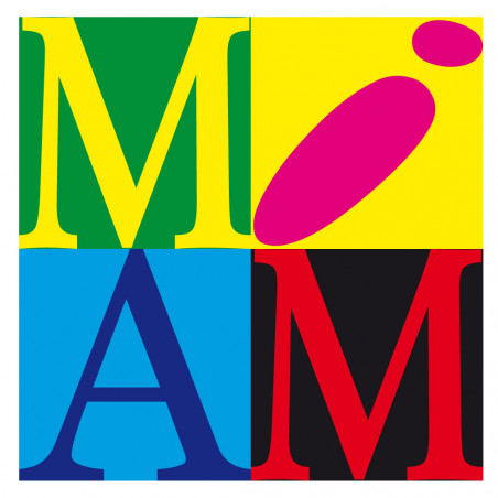 STICKER TEXTE "MIAM" (A0076)