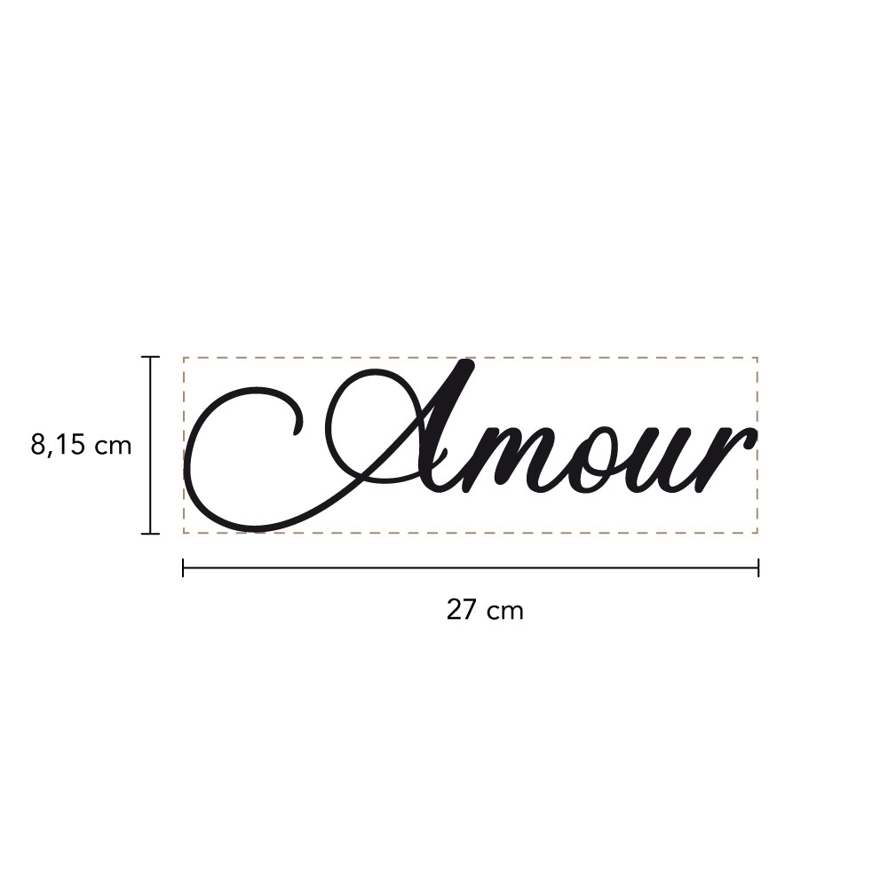 Mot Décoratif Maison Plexi Noir Déco Murale Relief Wallart