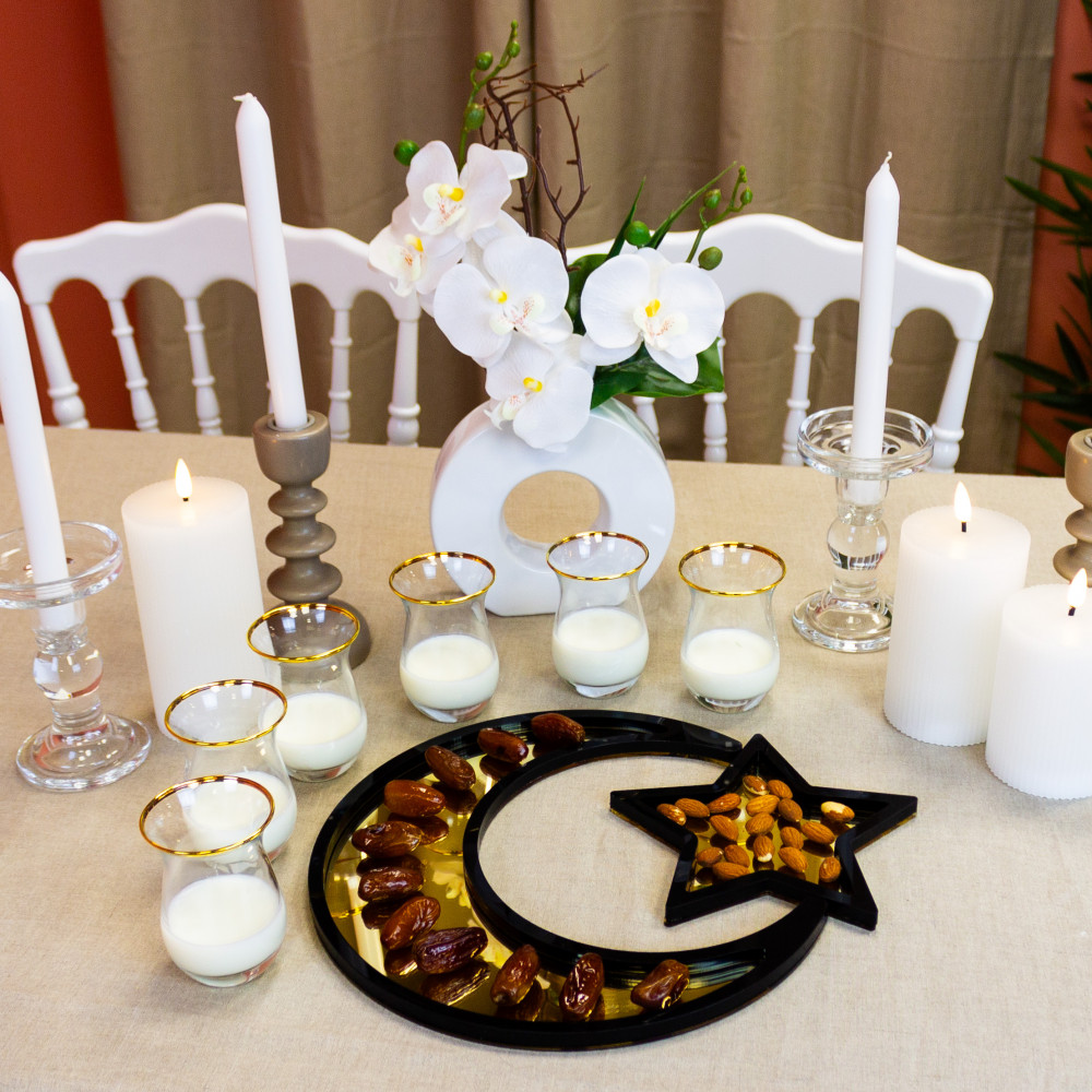 Plateau islamique. Décoration Ramadan .Deco Aid - Plexi